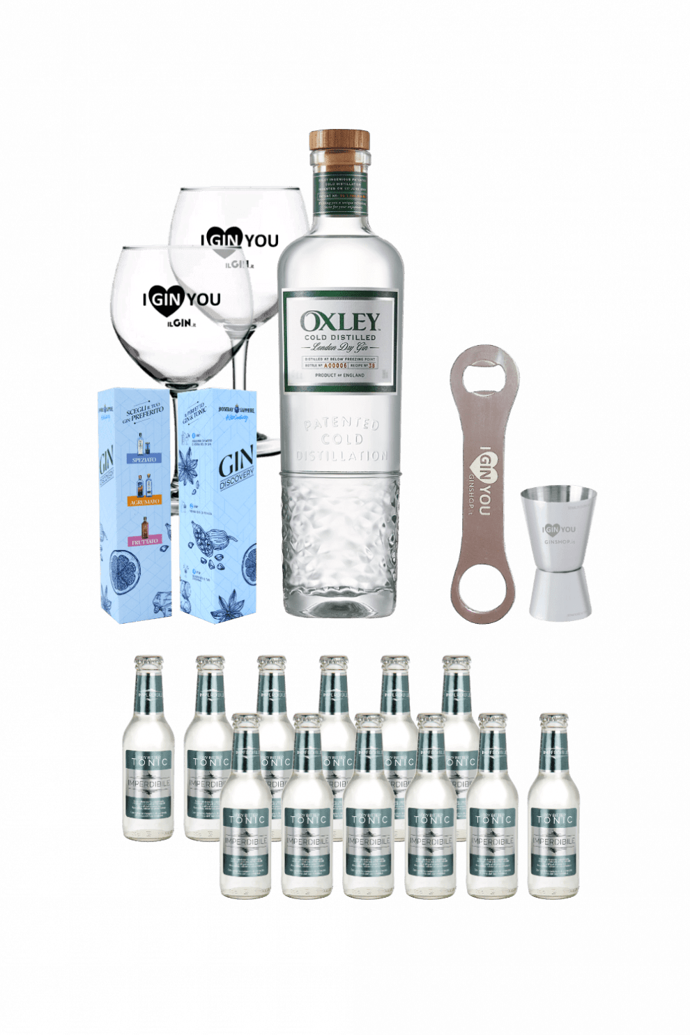 Oxley London Dry Gin - Perfect Serve - GinShop.it