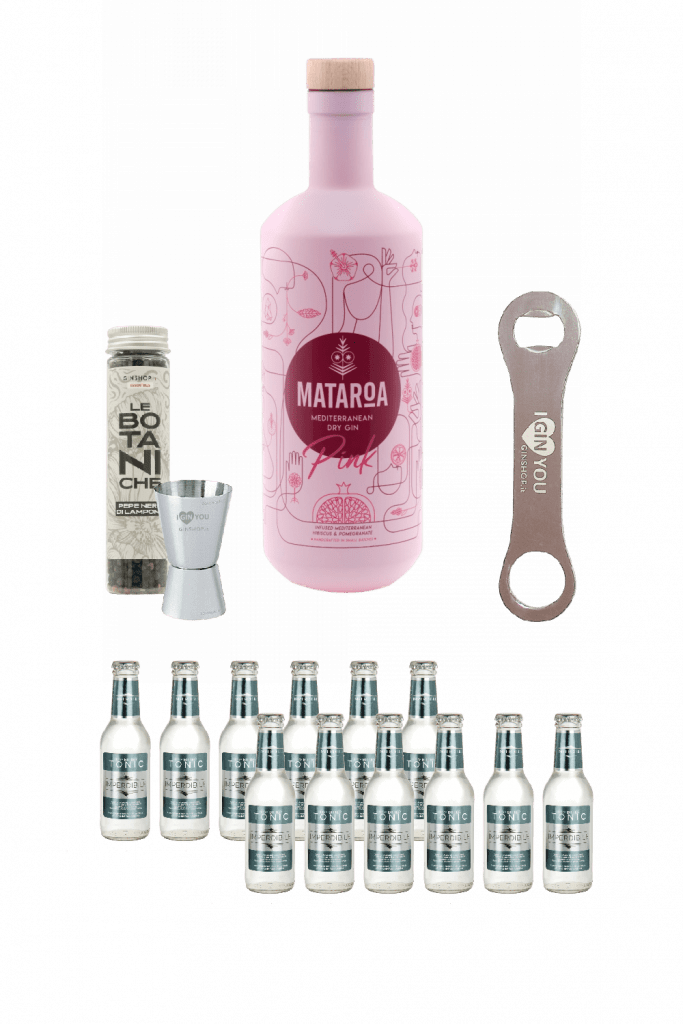 Mataroa Mediterranean Dry Gin Pink - Partystarter - GinShop.it