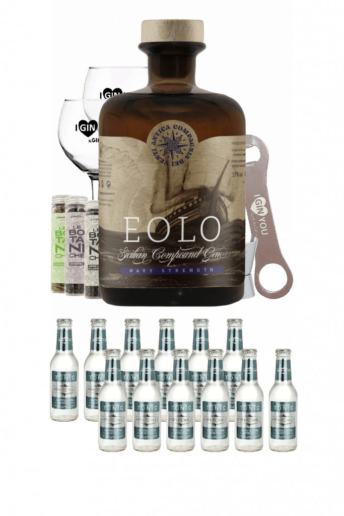 Eolo Sicilian Compound Gin - Perfect Serve - GinShop.it